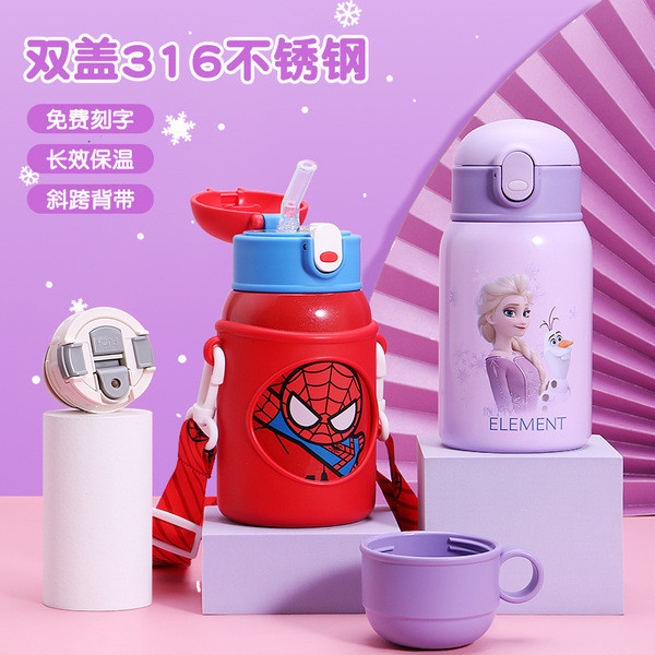 botol air budak lelaki botol air budak sekolah botol air budak Cawan Termos Disney Kids dengan ...