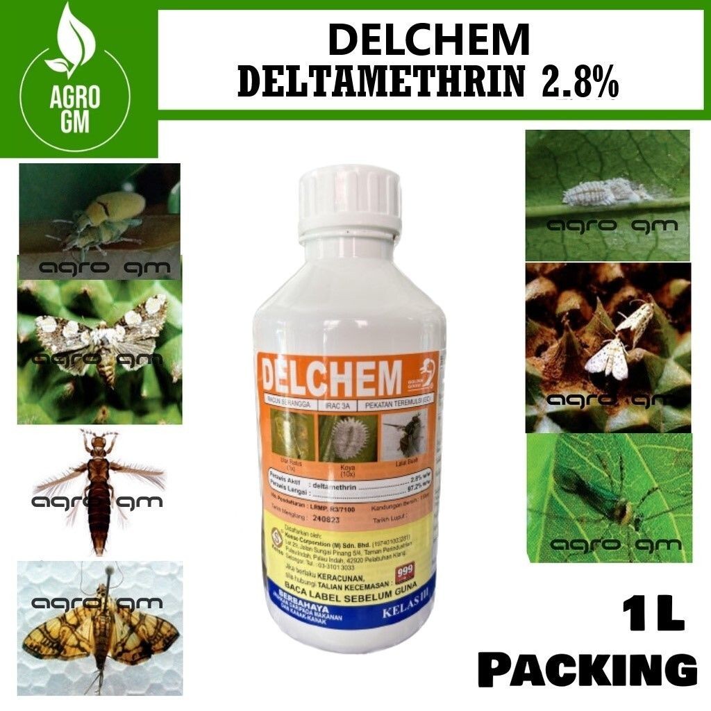 DELCHEM DELTAMET 1L / Decis Deltamethrin Racun Serangga / Ulat Ratus / Ulat Pengorek Buah / Ulat ...