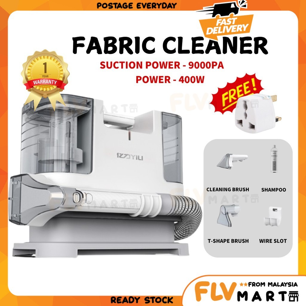 Portable 9K PA Fabric Cleaner Machine Vacuum Sofa / Carpet Powerful ...