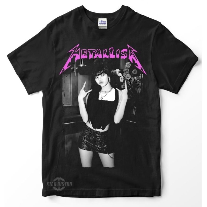 Metallisa T-Shirt vol3 metal band T-Shirt kpop lalisa lisa tshirt ...