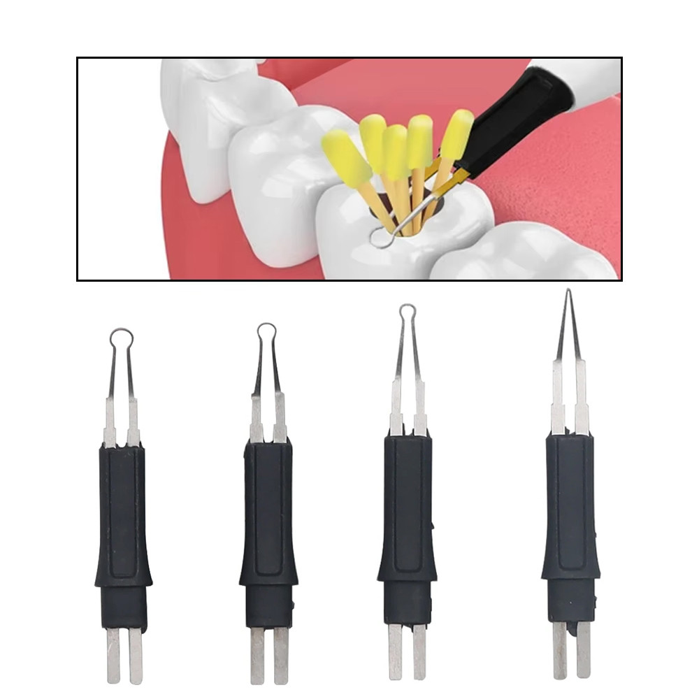 Autoclaved 4Pcs/Pack Dental Heated Gutta Cutter Tips for Gutta Percha ...
