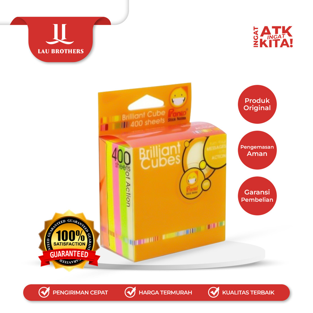 PRONTO STICKY NOTE BRILLIANT CUBE (1PAD) | Shopee Malaysia