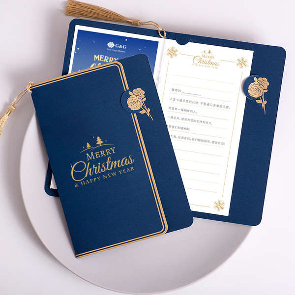 christmas card Kad ucapan Krismas tersuai gaya Cina kreatif 2024 rasa ...