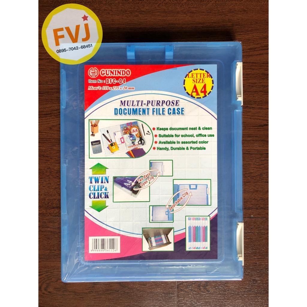 Hard box File case Gunindo DFC-04 Map PLASTIC BOOK A4 | Shopee Malaysia