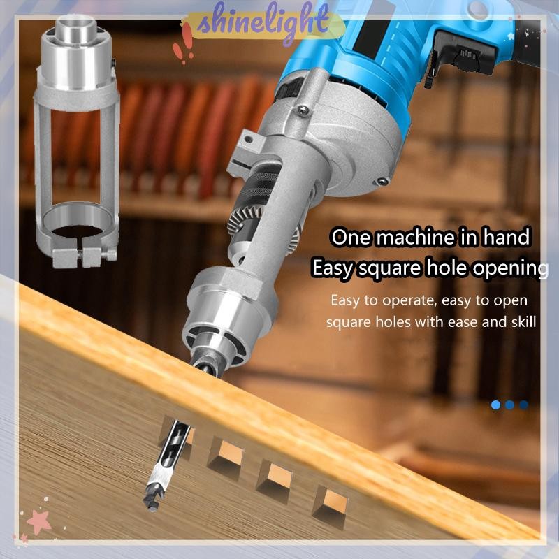 [Shinelight] Square Hole Drill Bit Adapter Drill Bit Fixing Bracket ...