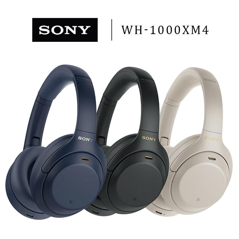 So ny WH-1000XM4 Wireless Bluetooth Headphones Active Noise Cancelling ...