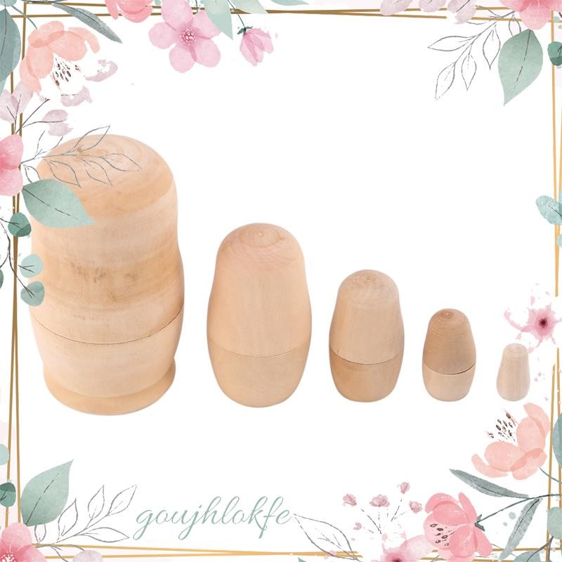 Russian Girls Babushka Matryoshka Blank Nesting dolls paint your own ...