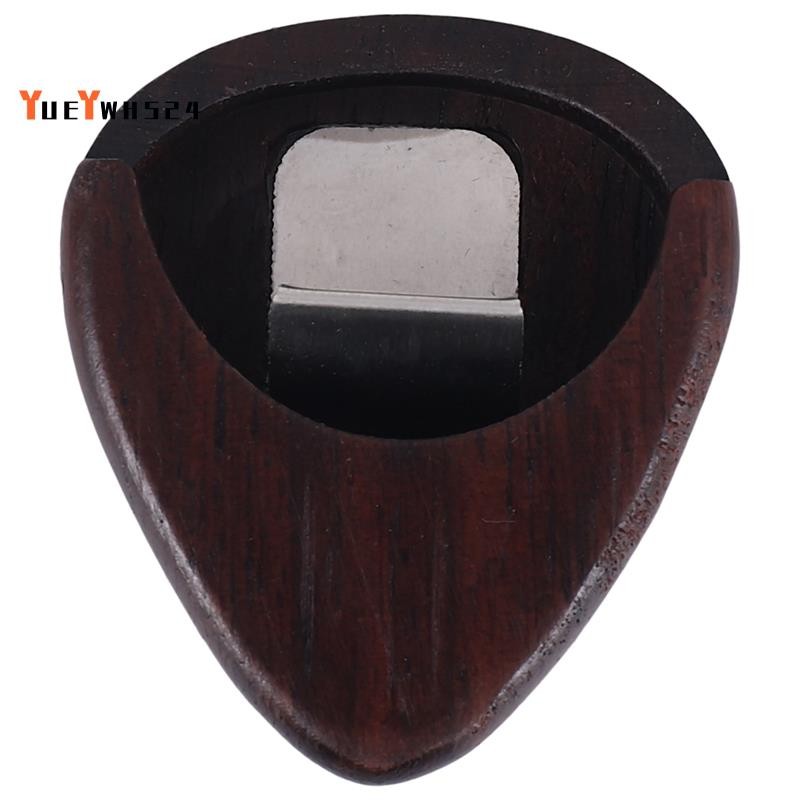 Guitar Pick Box Portable Rose Wood Guitar Pick Storage Musical ...
