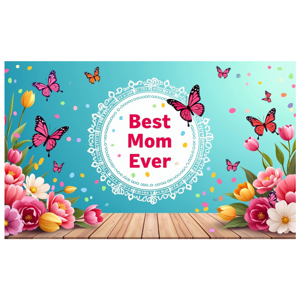 Best Mom Ever Banner,Happy Mothers Day Banner for Mothers Day ...