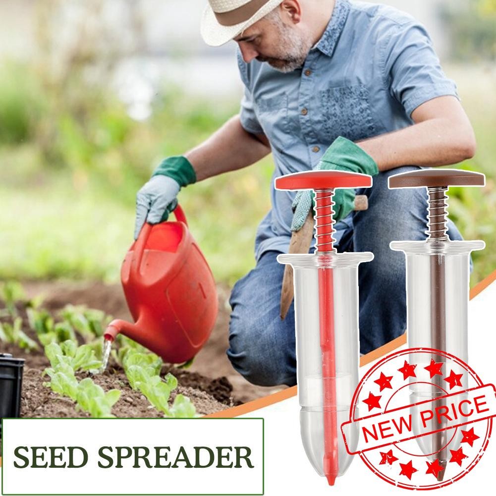 Seed Spreader Small Garden Manual Planter Mini Manual Press Seeder ...