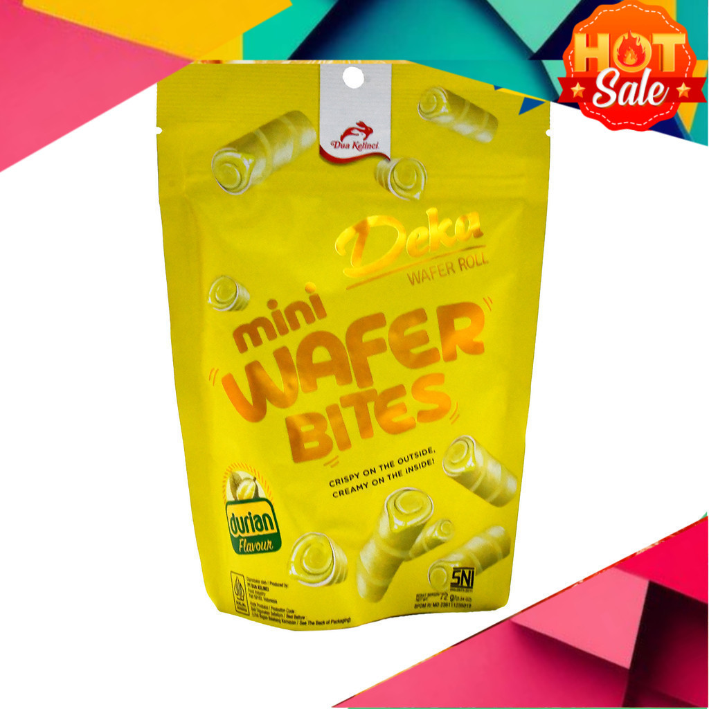 Biskut Durian, Wafer Perisa Durian, Mini Wafer Bites Durian Flavour 72G ...