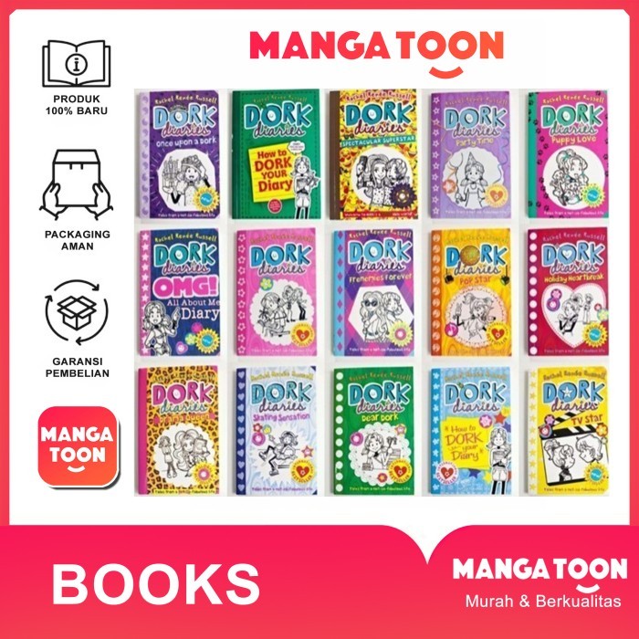 Dork Diaries By Rachel Renee Russell - MangaToon | Shopee Malaysia