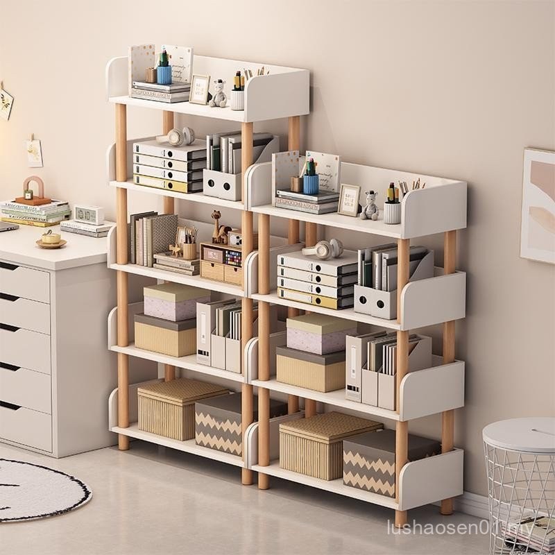 She Rack Floor-standing Multi-Layer Mobile Bookshelf Household Storage ...