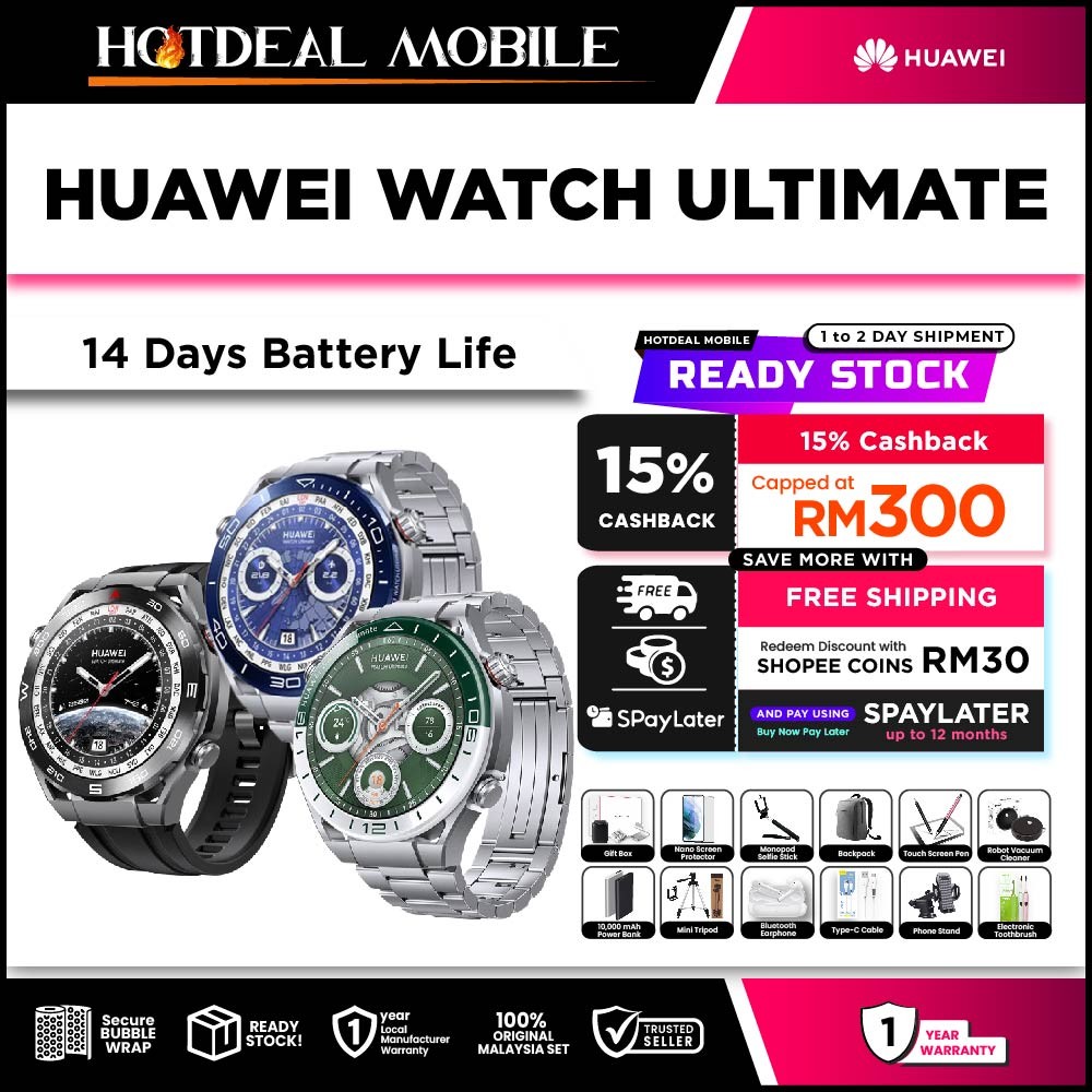 HUAWEI Watch Ultimate - Original HUAWEI Malaysia | Shopee Malaysia