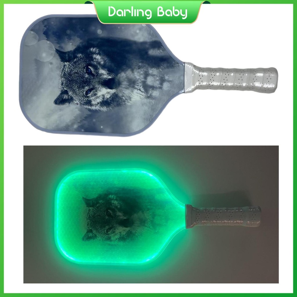 Darling Baby LED Pickleball Racket Glow in The Dark Professional Light ...