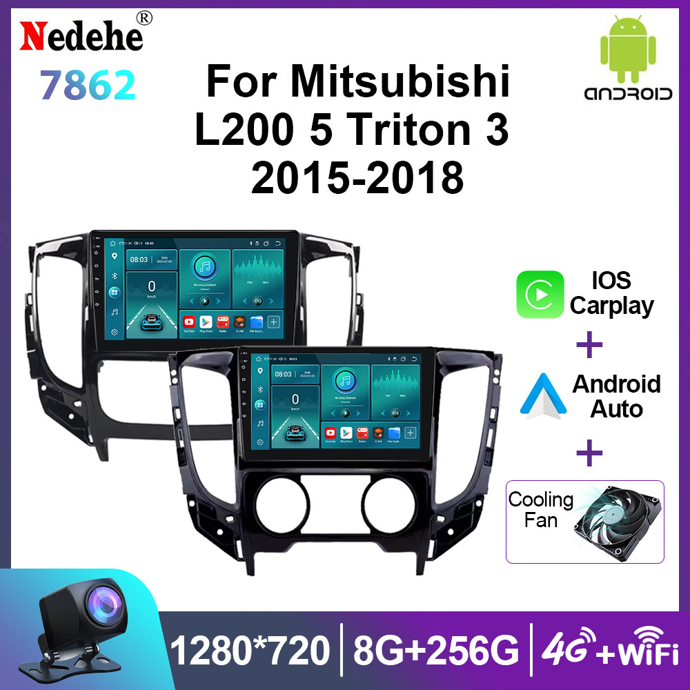 Android 14 player for Mitsubishi Triton 2015-2018 with Casing ...