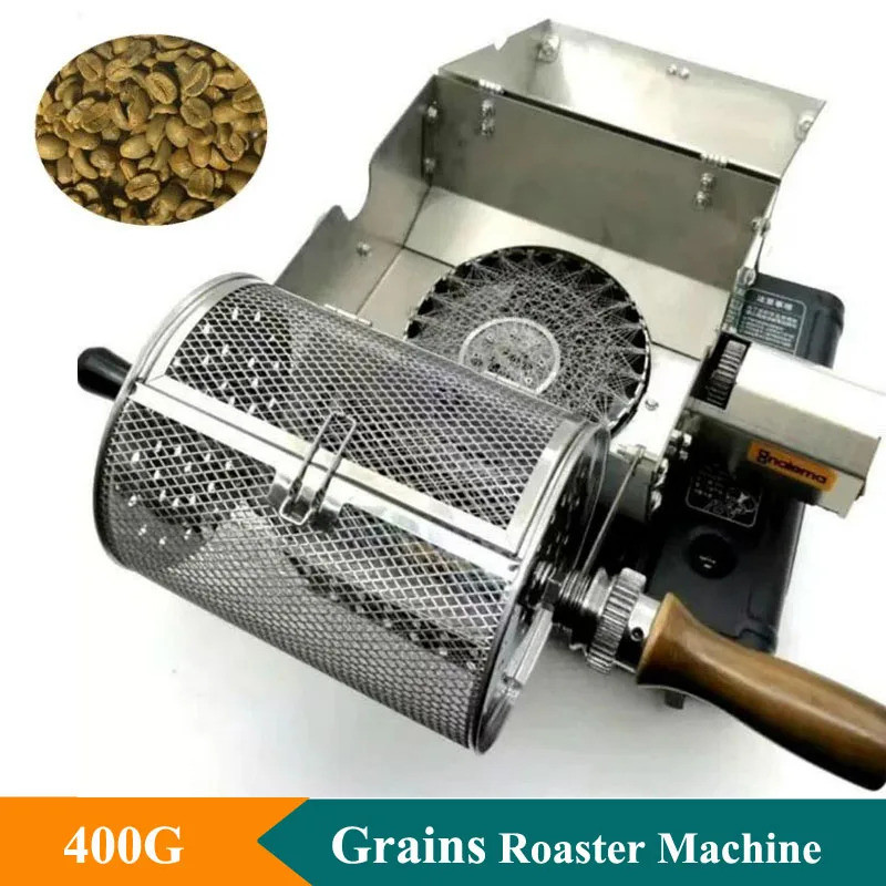Coffee Shop Commercial Coffee Beans Roaster Machine Stainless Steel Nut ...