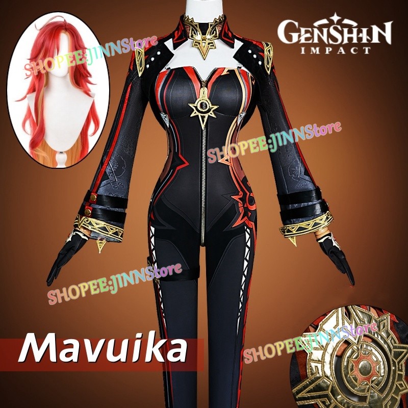 - JINN - GENSHIN IMPACT Character Mavuika Cosplay Costumes Pyro Archon ...