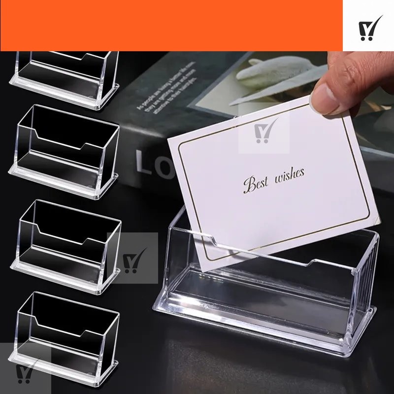 MCT 1Pc Clear Acrylic Business Card Holder/ Collection Cards Storage ...