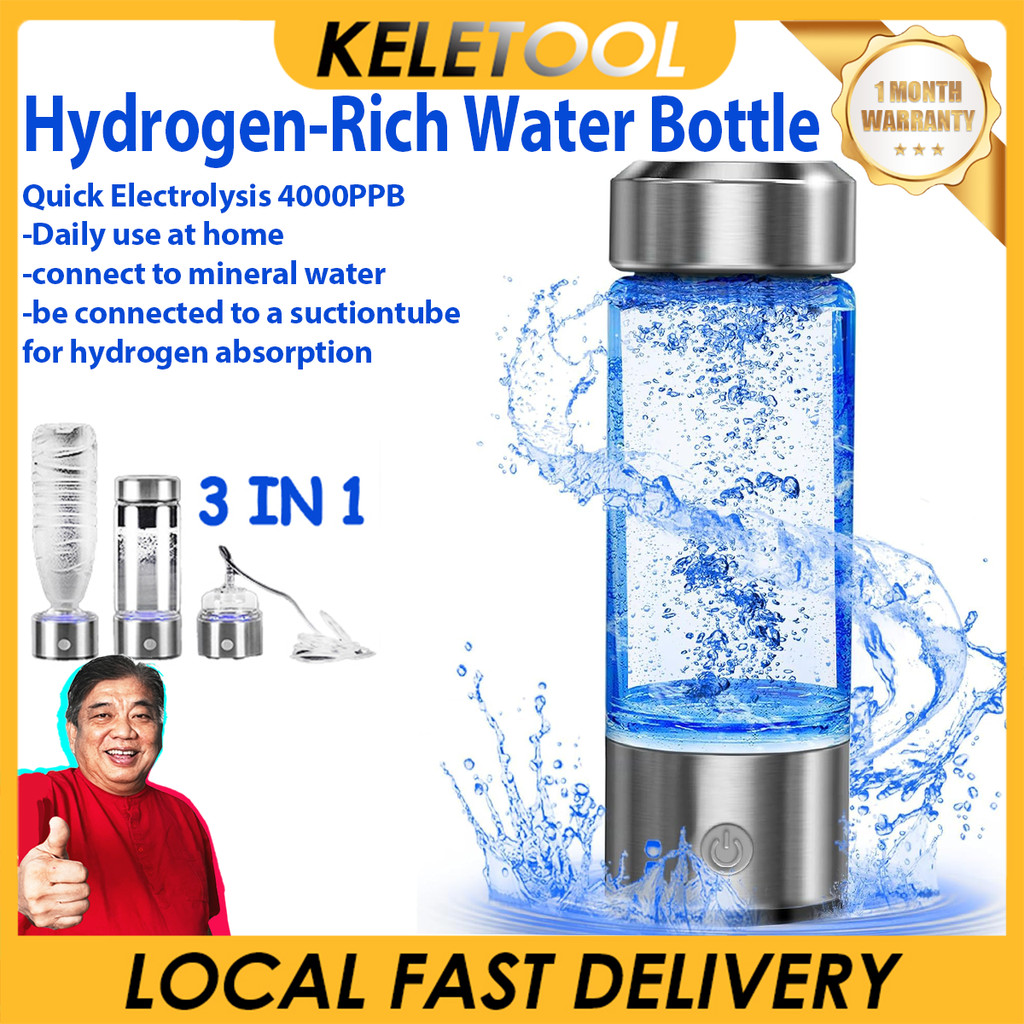 420ml Hydrogen Generator Water filter Alkaline Maker Hydrogen Rich Water Bottle Absorbing ...