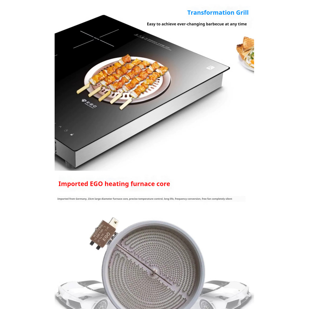 Omkon multi head induction cooker, four head electric ceramic stove ...