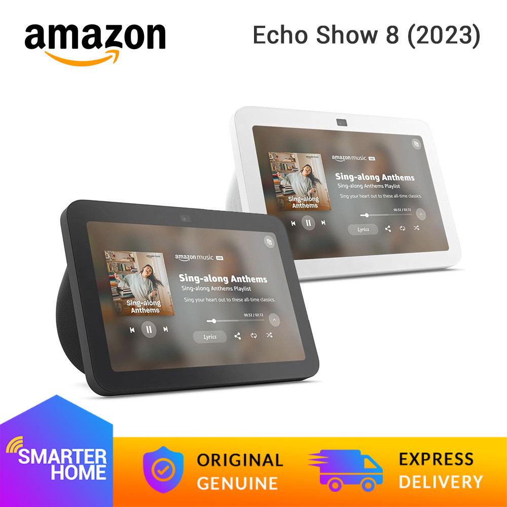 ⚡️ Amazon Echo Show 8 (3rd Gen, 2023 release) | With Spatial Audio, Smart Home Hub, and Alexa ...