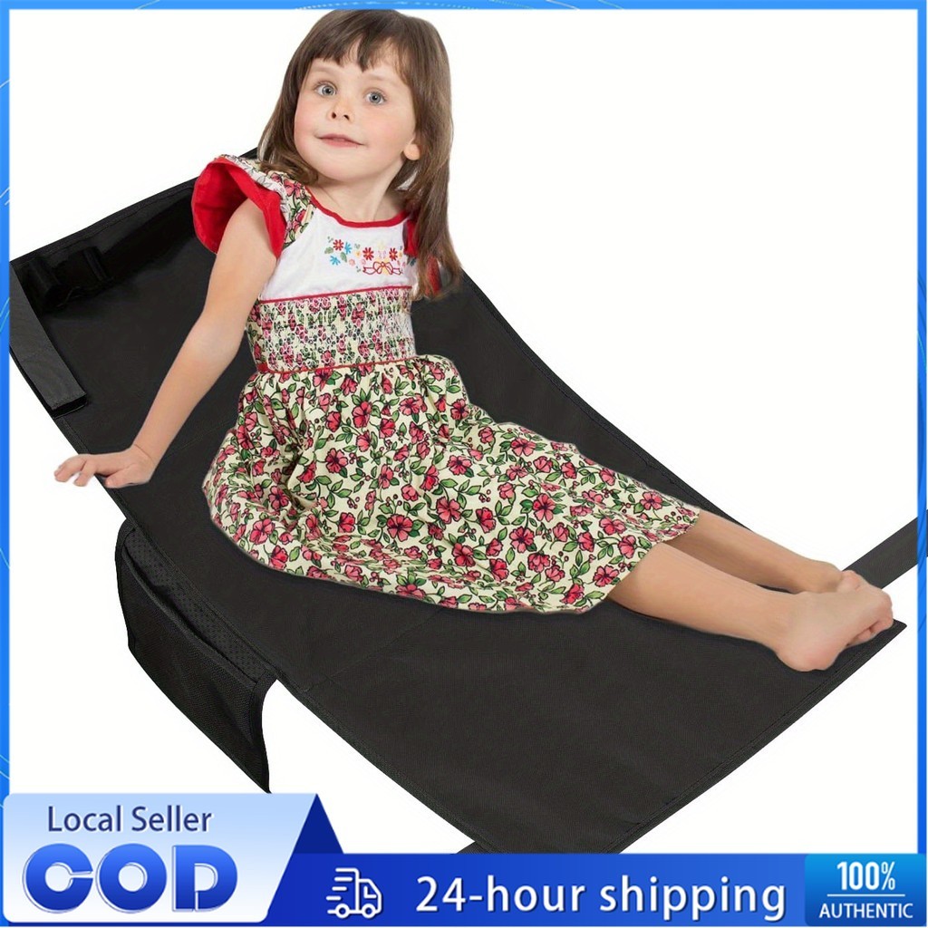 Portable Rectangle Seat Extender Baby Airplane Footrest Bed Kids Travel ...