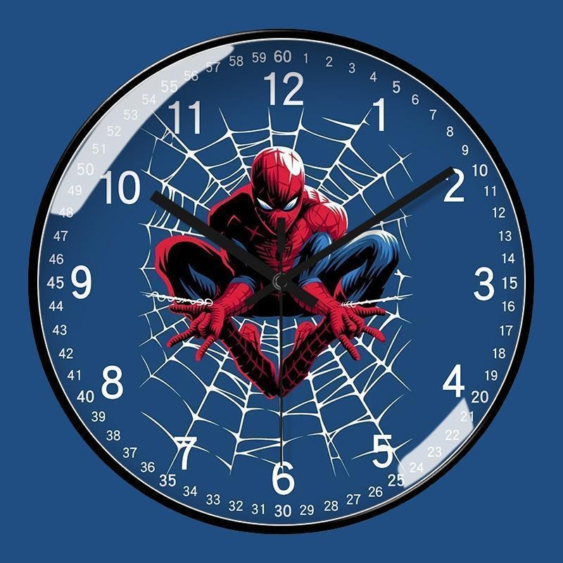 in stock Marvel Spiderman Clock Batman Wall Clock Modern Simple ...