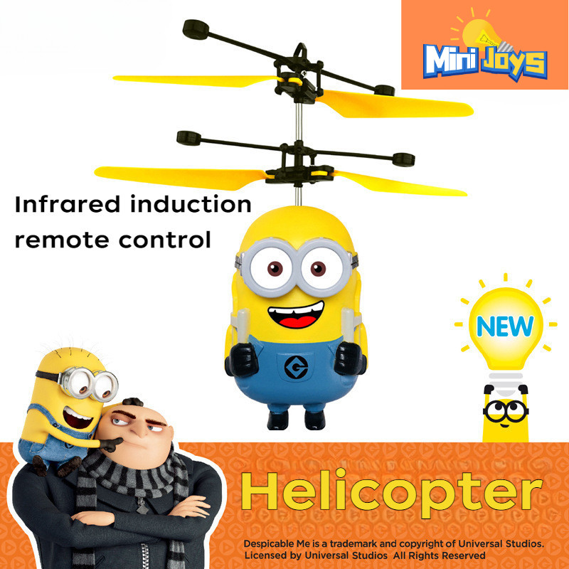 Remote Control Helicopter, Infrared Sensor, Genuine Minions Aircraft ...