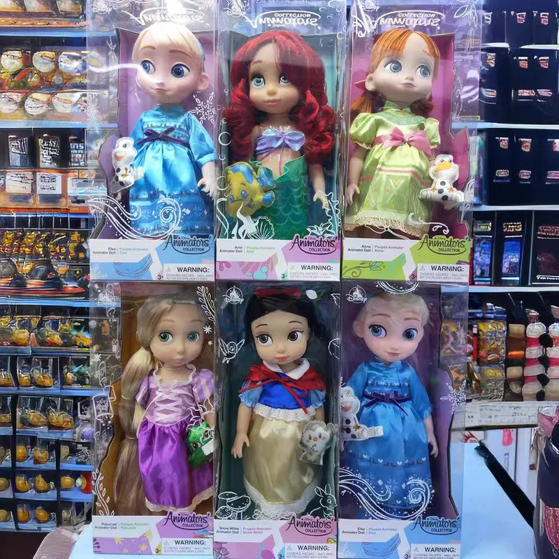 Original Disney Princess Toys 3D Eyes Elsa Rapunzel Snow White Princess ...