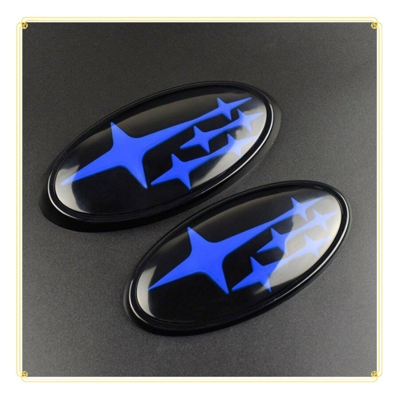 HUION-MALL 2Pcs Car Front Grille Emblem Cover for Subaru WRX XV Impreza ...