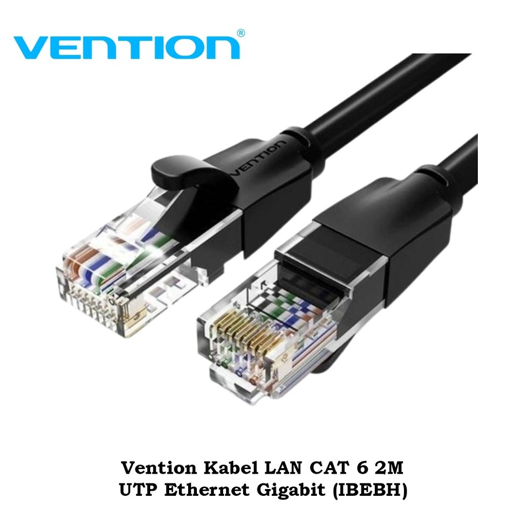 Vention LAN Cable CAT 6 2M UTP Ethernet Gigabit (IBEBH) | Shopee Malaysia