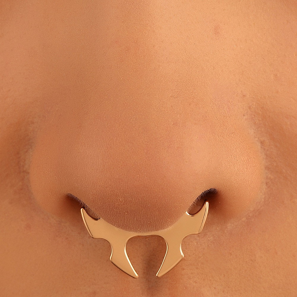 Perforation-free U-Shaped Horn Nose Clip Fake Nose Accessories ins ...
