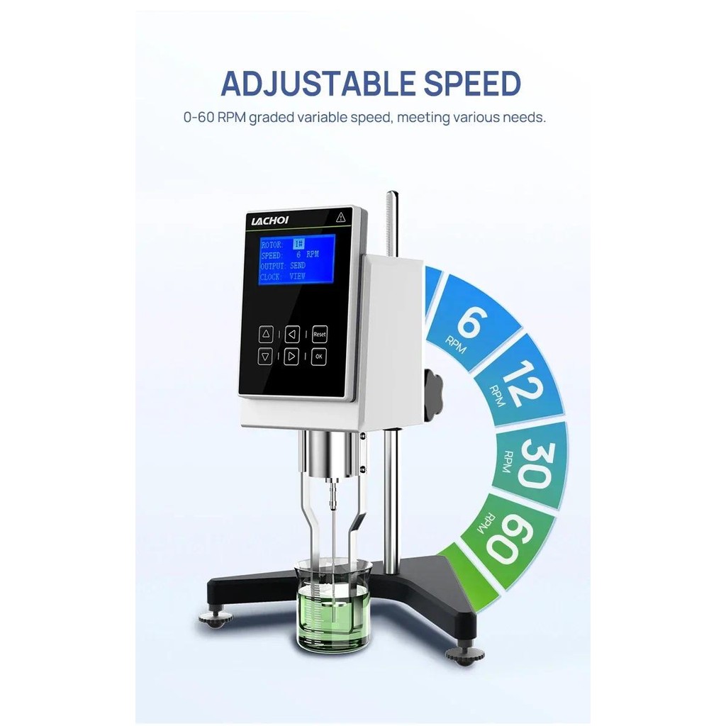Lab Digital Brookfield Viscosity Measuring Meter with Temperature ...