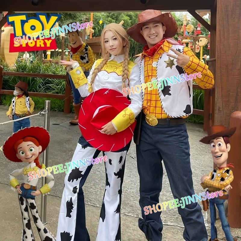 -JINN-TOY STORY Cosplay Costume Uniforms Outfits JESSIE WOODY Roleplay ...