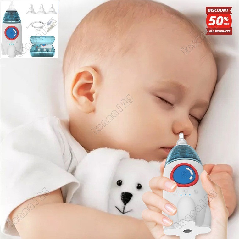 (In stock)Baby electric nasal suction device with rocket shape, full ...