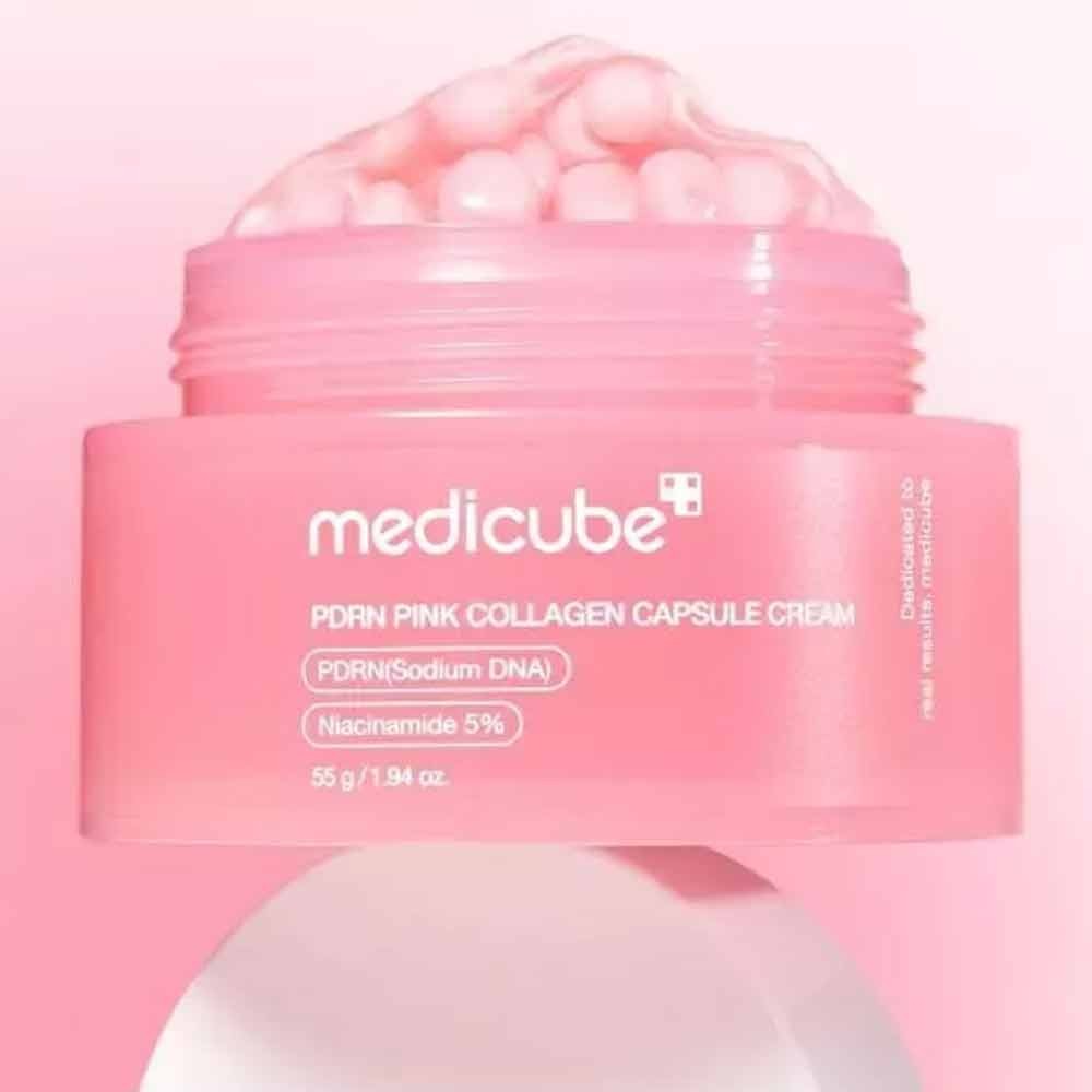 Medicube - PDRN Pink Collagen Capsule Cream - 55g Korean Face Cream ...
