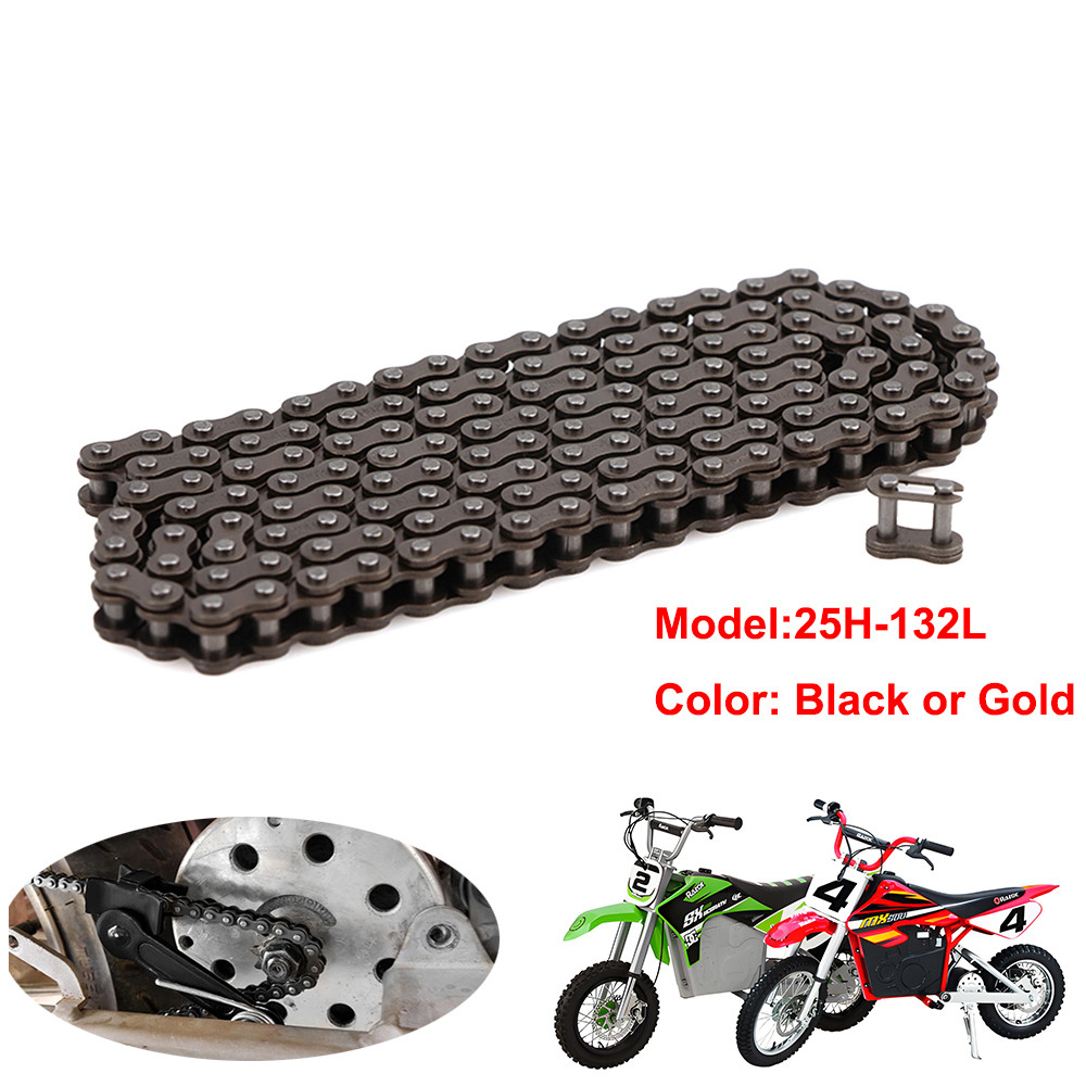 25H Roller Chain 132 Link Drive Chain For 47cc 49cc Mini Moto Scooter ...