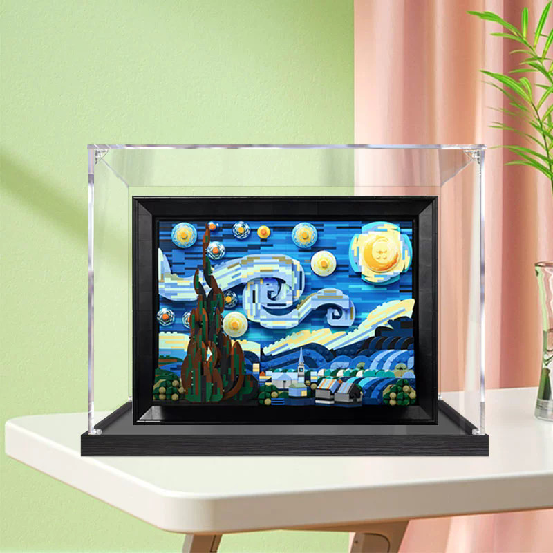 Acrylic display box Transparent case storage box FOR Lego 21333 Van ...