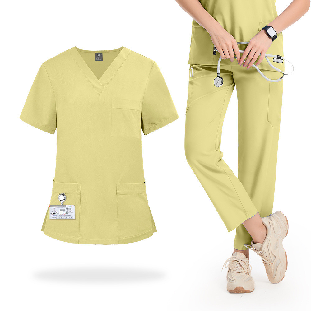 2025 NEW NEW! Doctor Nurse Scrub Suit Medical Hand Washing Suit Short ...