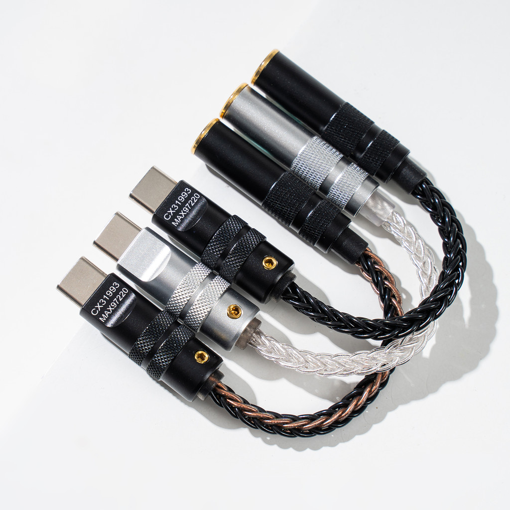 CX31993 MAX97220 Dual Chip Type C to 3.5mm Headphone Amplifier DAC HiFi Audio Decoder IEM AMP ...