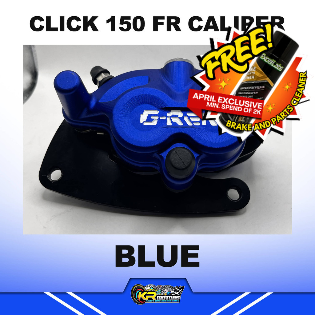 G-REN CNC BRAKE CALIPER FOR HONDA CLICK 150 (MULTIPLE COLORS) | Shopee ...