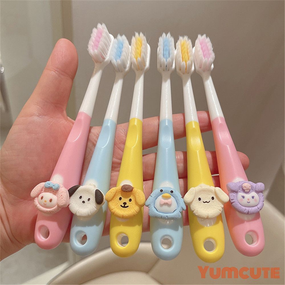 Sanrio Children Toothbrush Kawaii Cartoon My Melody Kuromi 3-6 Years ...