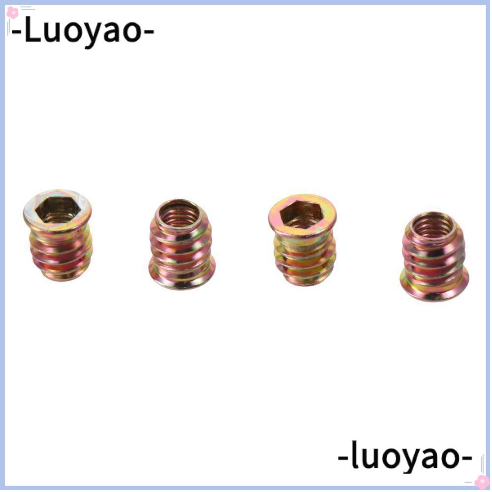 LUOYAO1 20Pcs Insert Nuts, M6 M8 Hex Socket Drive Threaded Inserts for ...