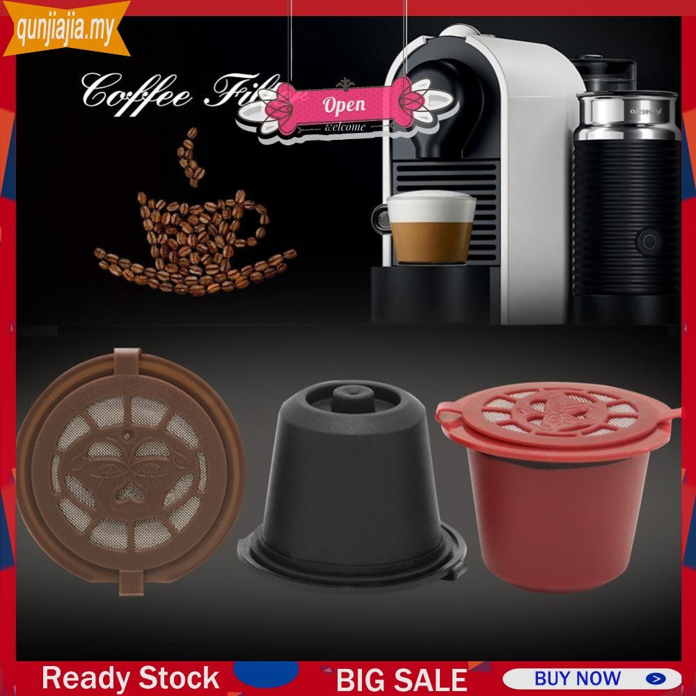 1/5pcs Refillable Coffee Capsule Filter Shell for Nespresso Coffee ...
