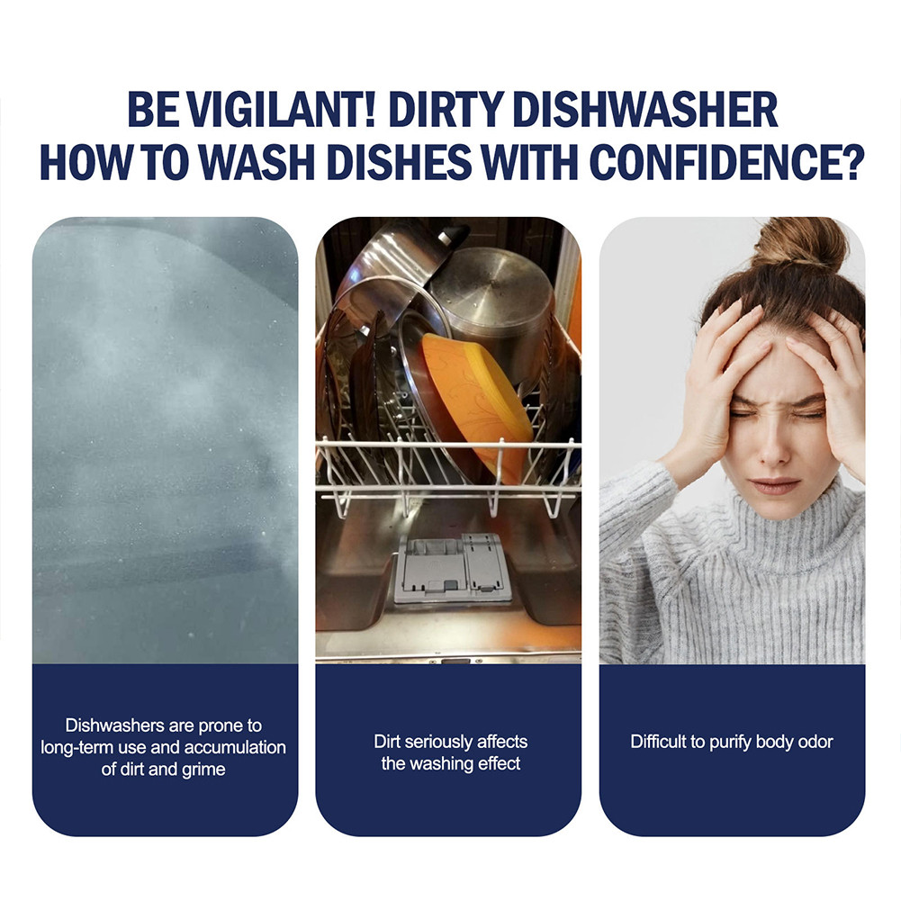 10pcs Powerful Cleaning Dishwasher Tablets Removes Scale and Limescale Build Up | Shopee Malaysia