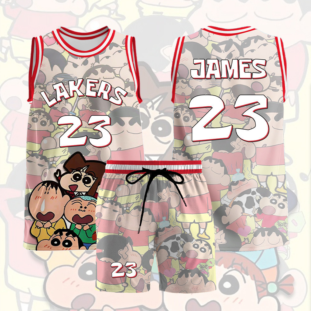 Outdoor Sports Crayon Shin-chan Anime Basketball Jersey | Shopee Malaysia
