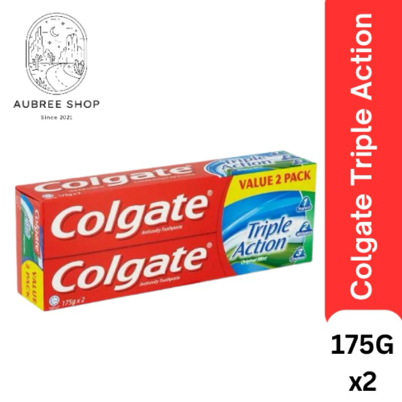 Colgate Triple Action Toothpaste Value Pack 175G x 2'S (EXP 2027 ...