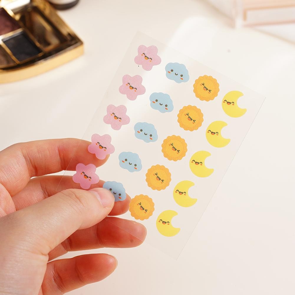Cute Weather Color Invisible Acne Pimple Patch Smile Skin Acne Patch ...