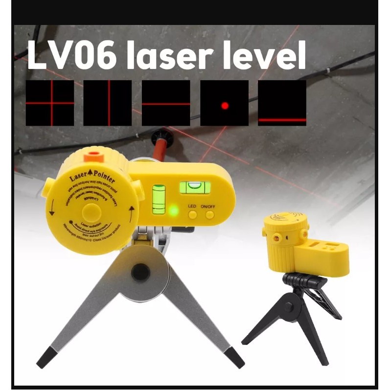 Laser Level Multifunction 4 In 1 Household Level Ruler Measuring Laser ...